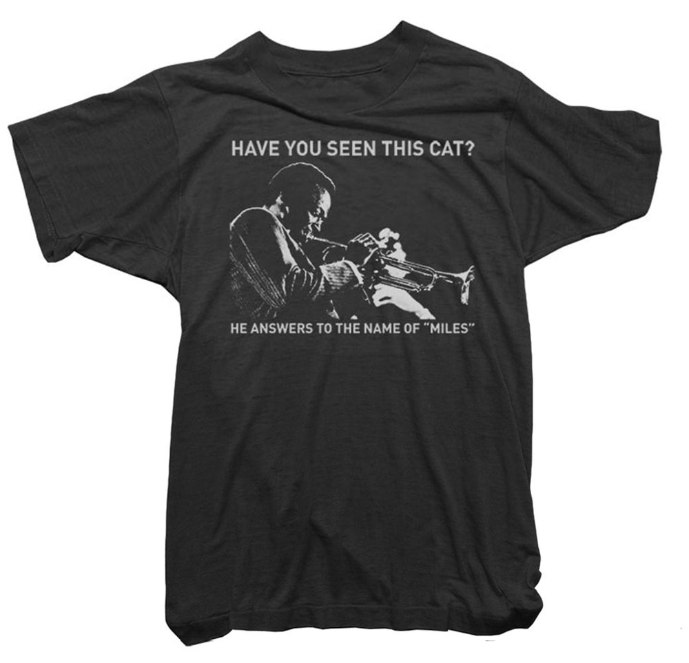Miles Davis T-Shirts. T-Shirts featuring Miles Davis, Jazz Legend ...