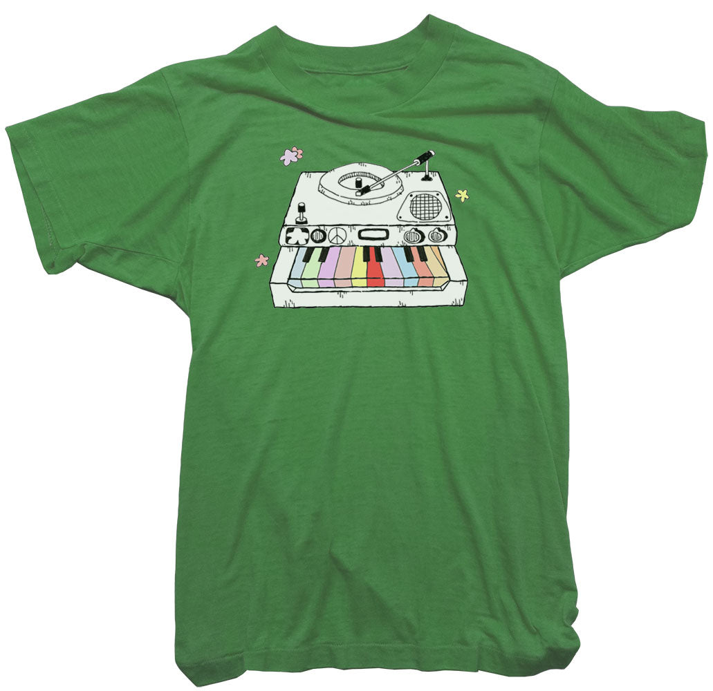 Rainbow Synth Tee by Mark Neeley, Vinyl T-Shirt. Music Tee Shirt ...